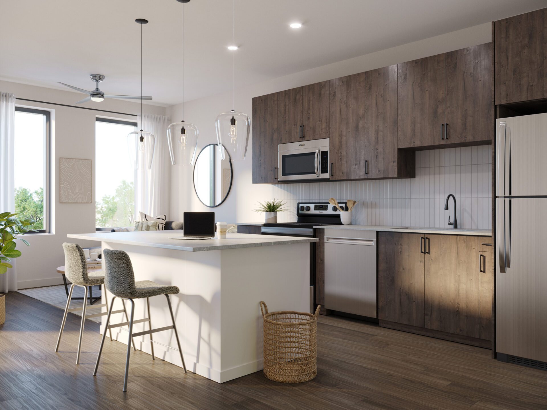 The Waldorf | Two Bedroom Townhome Student Apartment in Columbus, OH ...