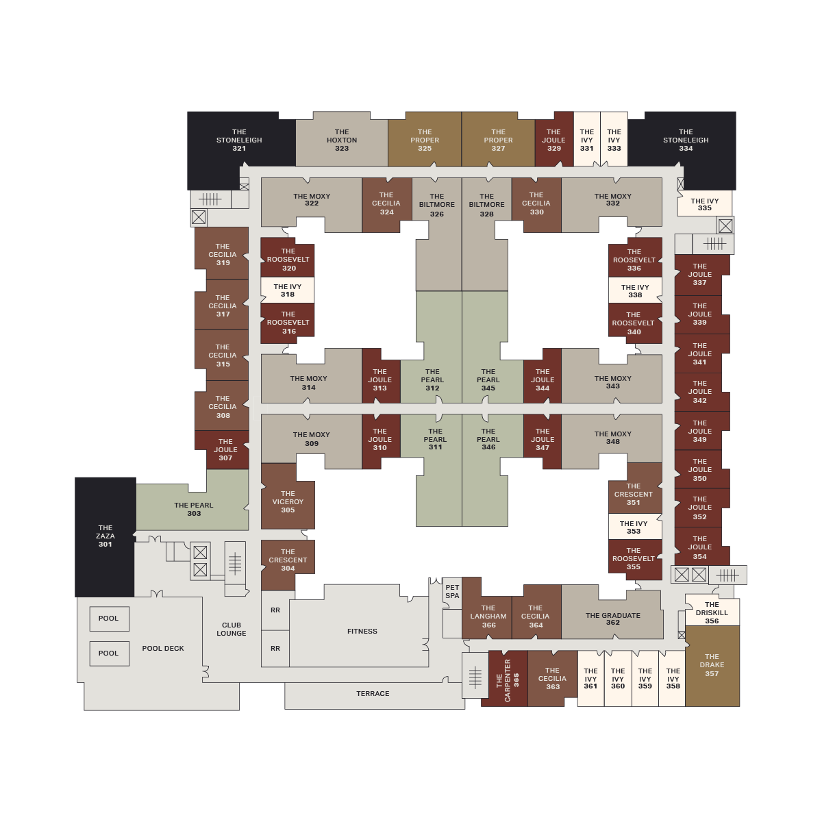 Floor Plans | Rambler Columbus | Student Apartments near OSU